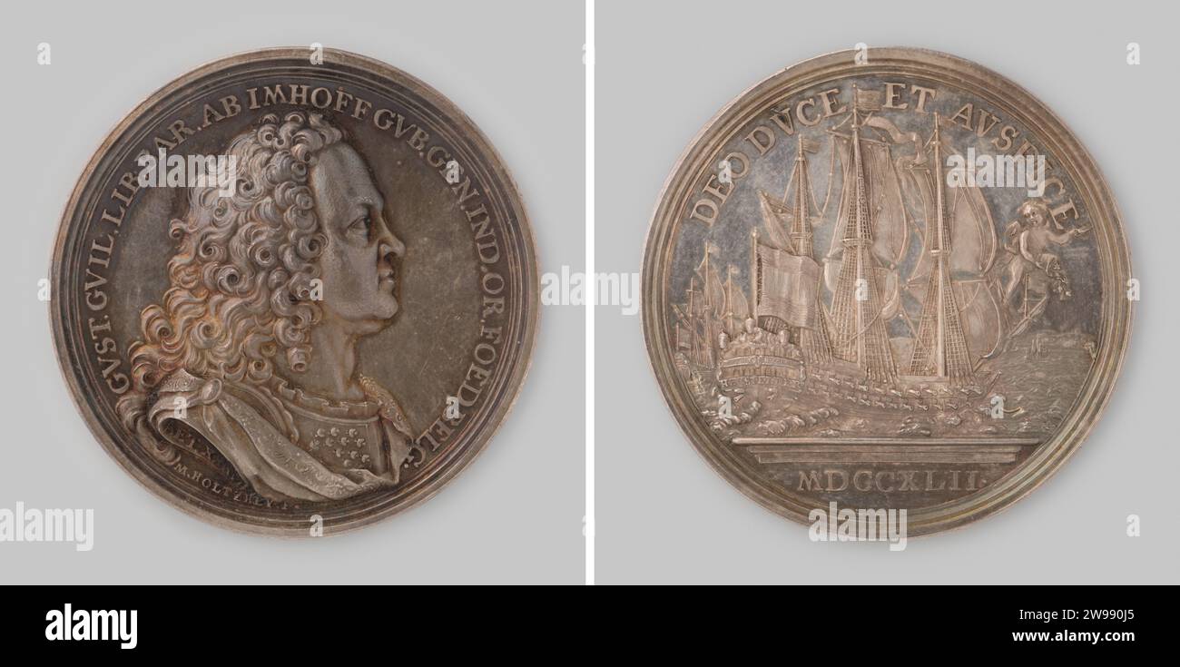 Departure from Baron van Imhoff, Government of Dutch East India 1742 ...