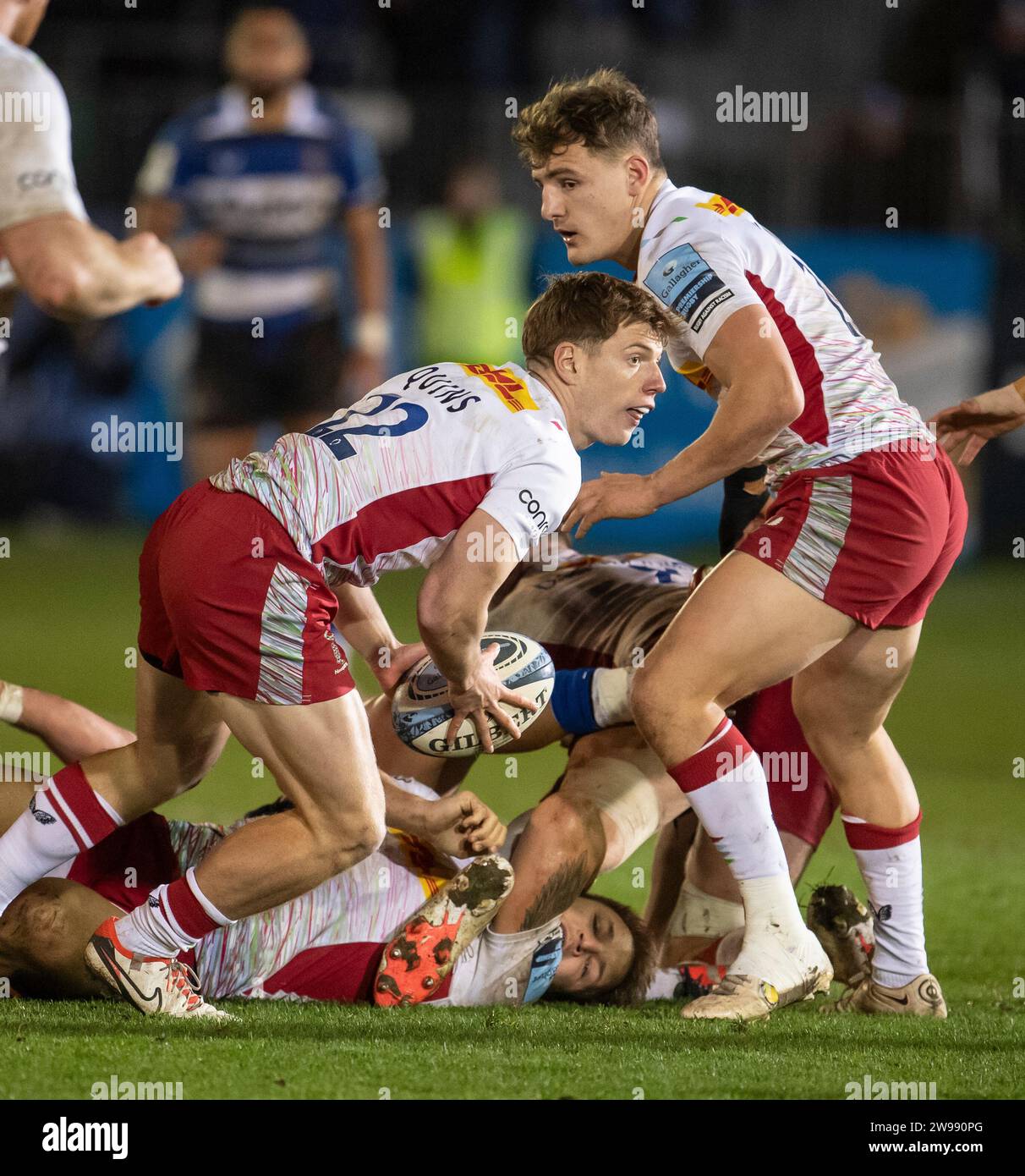 Harlequins Will Porter in action during the Bath Rugby vs Harlequins ...