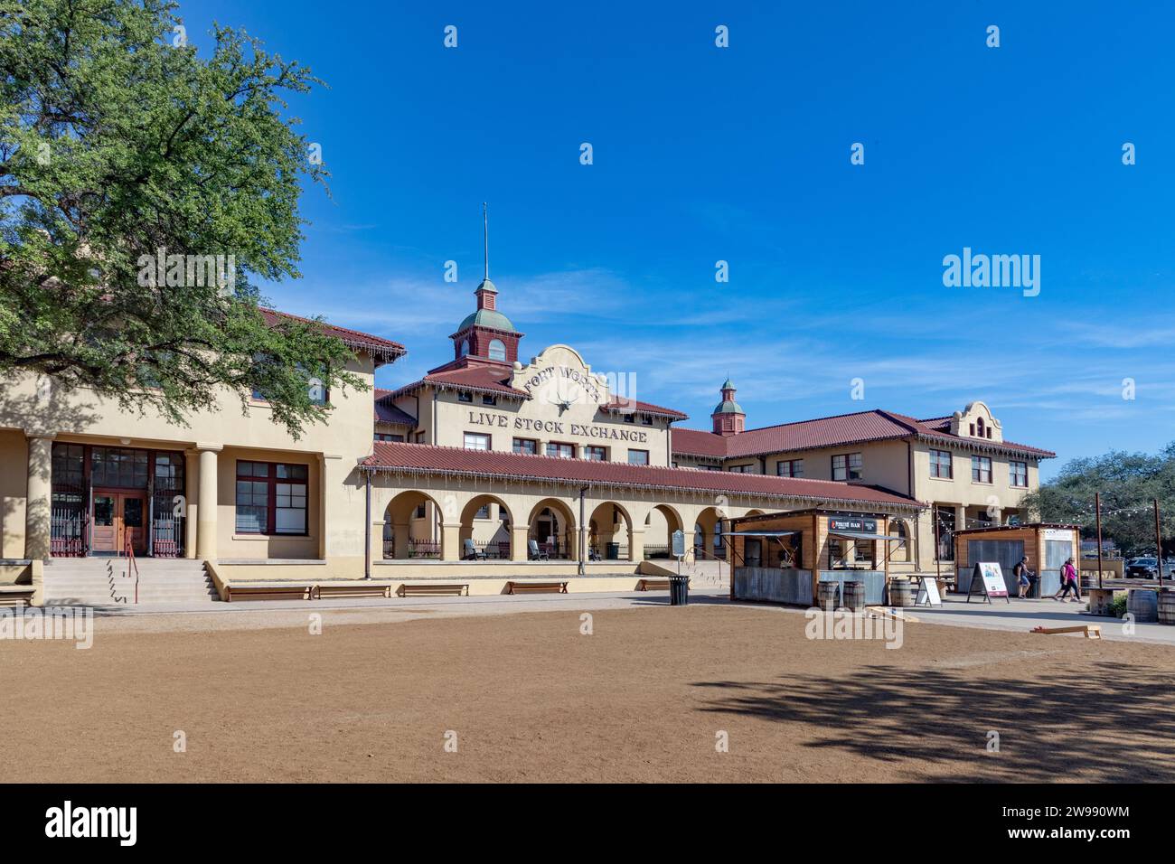 Fort Worth, Texas - November 5, 2023: old historic building of life ...