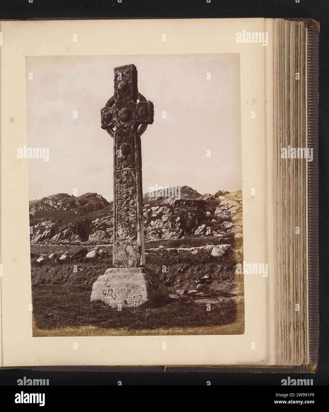 View of St. Martin's Cross in Iona, Anonymous, c. 1875 - c. 1885 ...