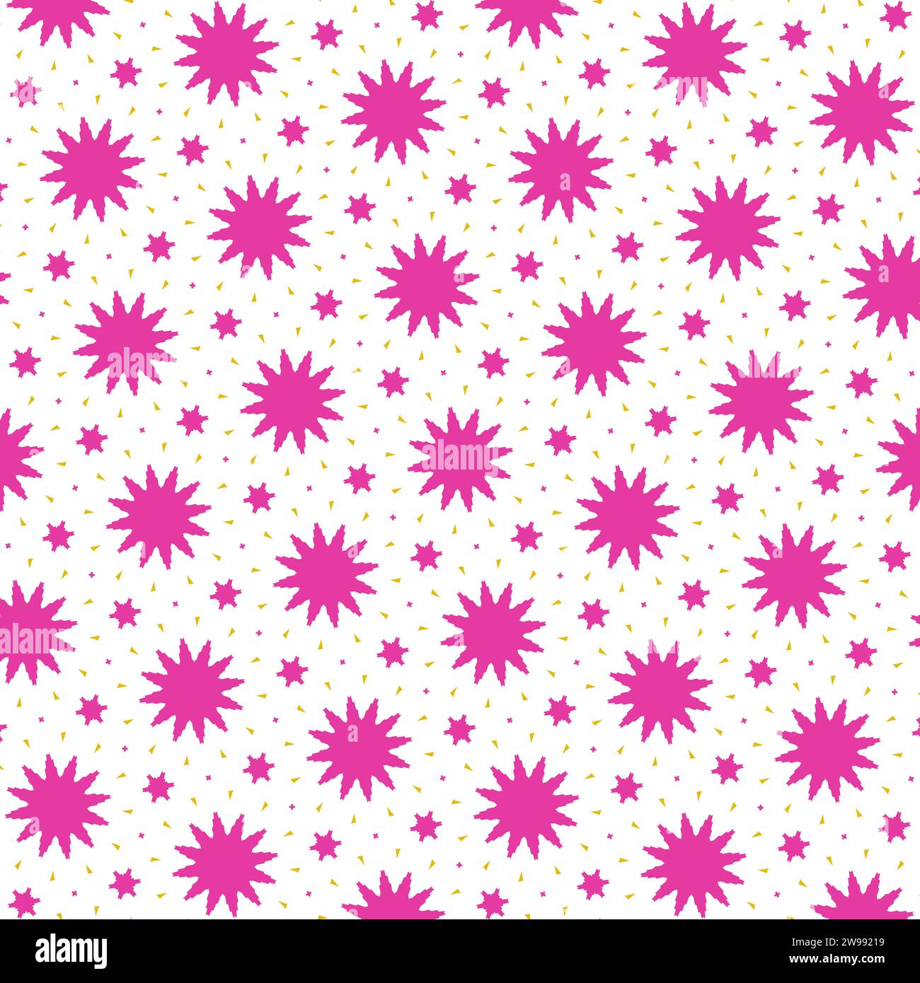 Pink background white stars hi-res stock photography and images - Alamy