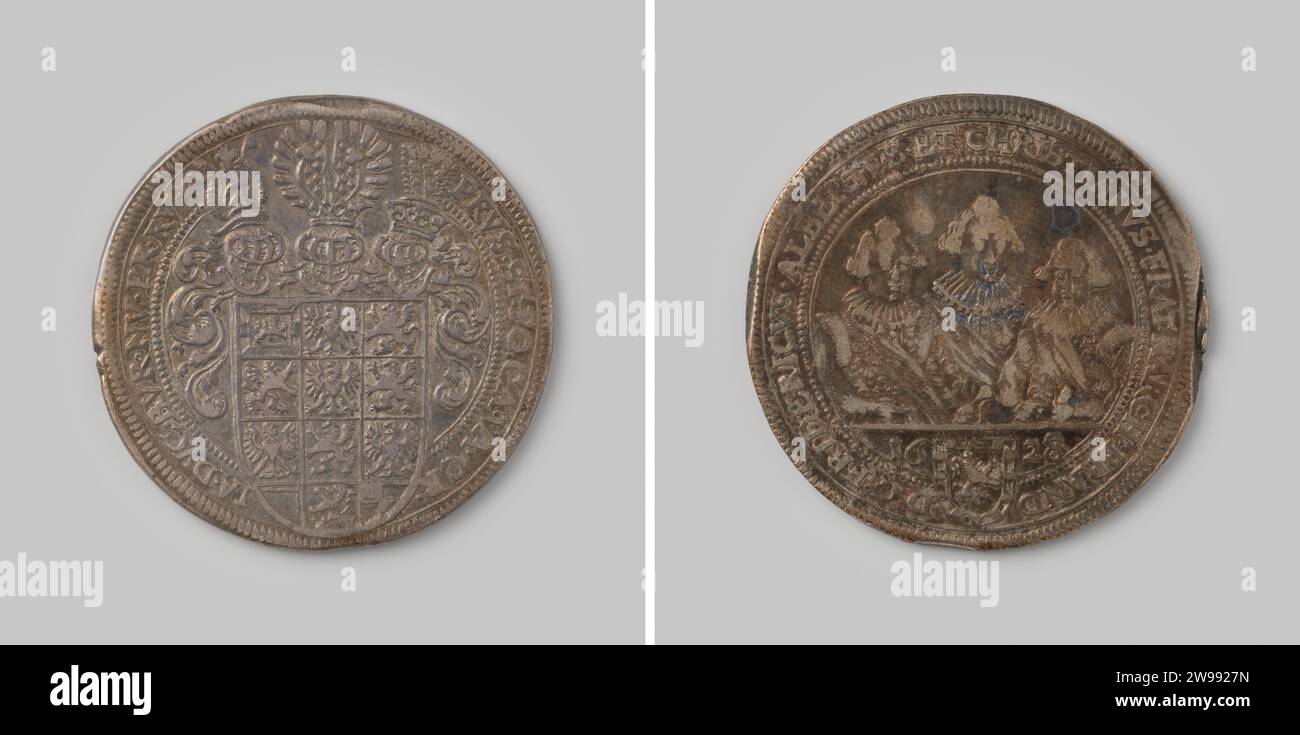 Taler from the Markgraafschap Brandenburg-Ansbach van Friedrich, 1628 ...