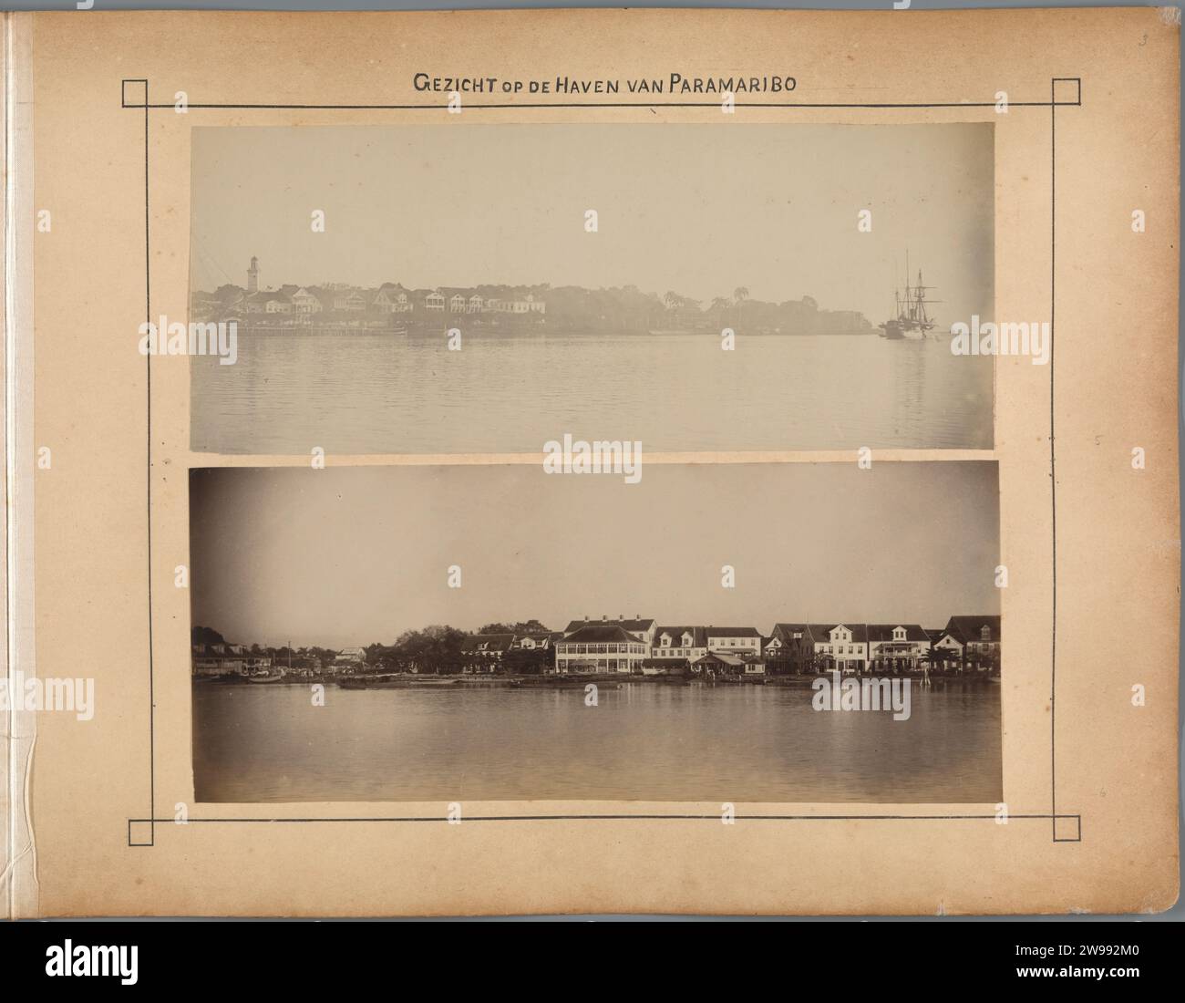 View of Port of Paramaribo, Julius Muller, 1898 - 1902 photograph ...