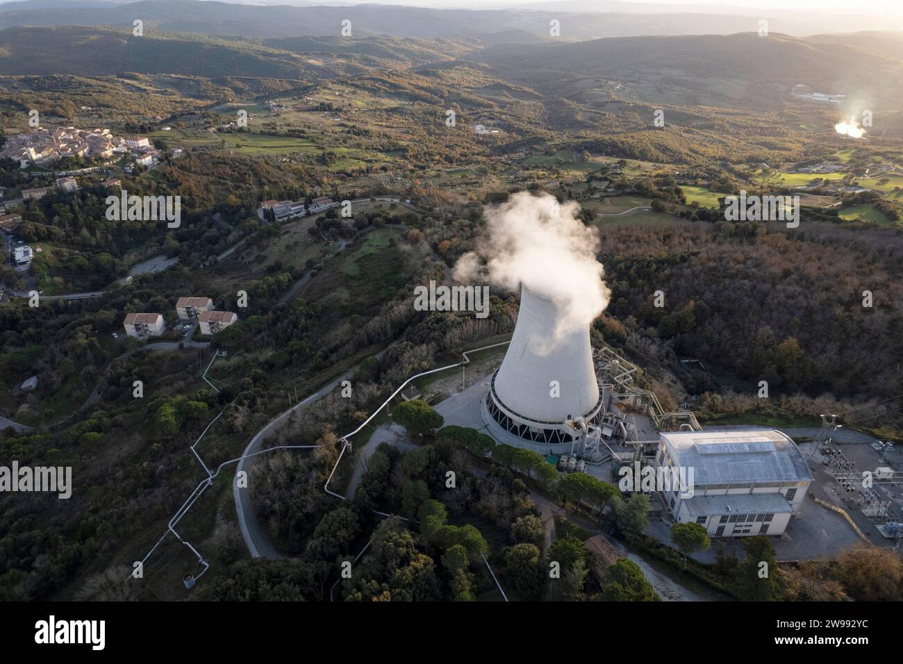 Aerial documentation of the industrial plants for the exploitation of ...