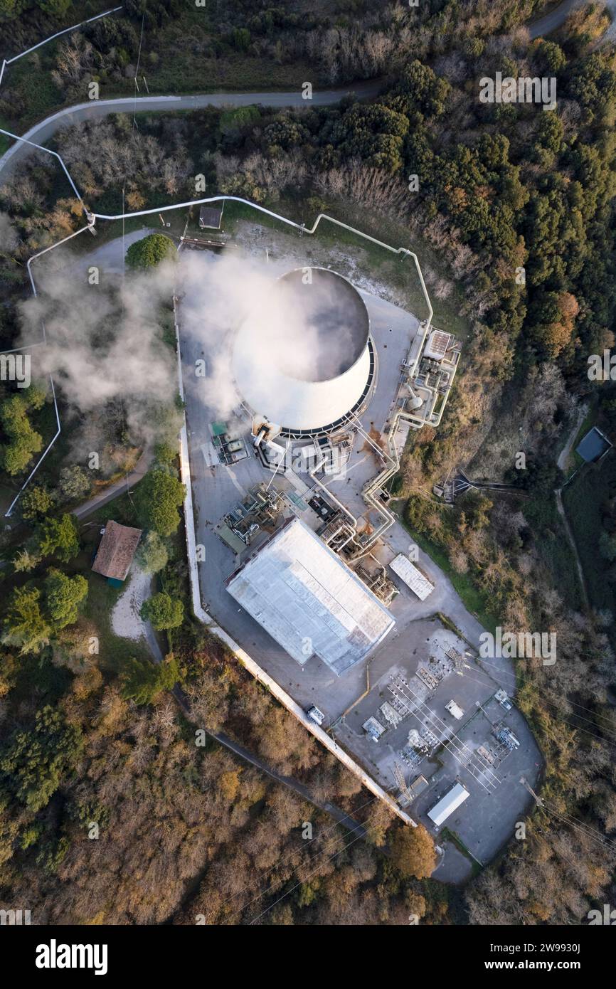 Aerial documentation of the industrial plants for the exploitation of ...