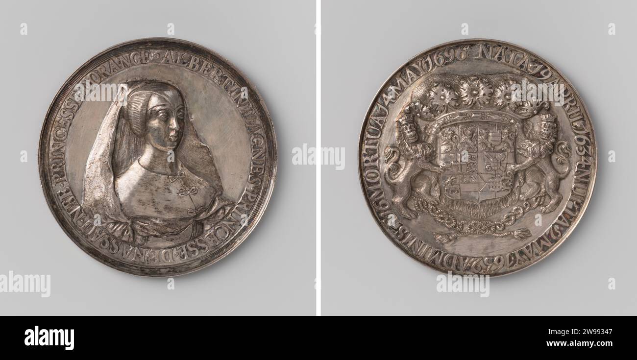 Albertine Agnes, Princess of Orange-Nassau (1634-1696), anonymous, 1696 ...