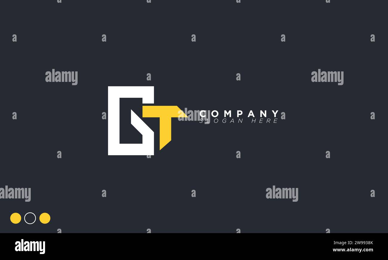 GT Alphabet letters Initials Monogram logo Stock Vector Image & Art - Alamy
