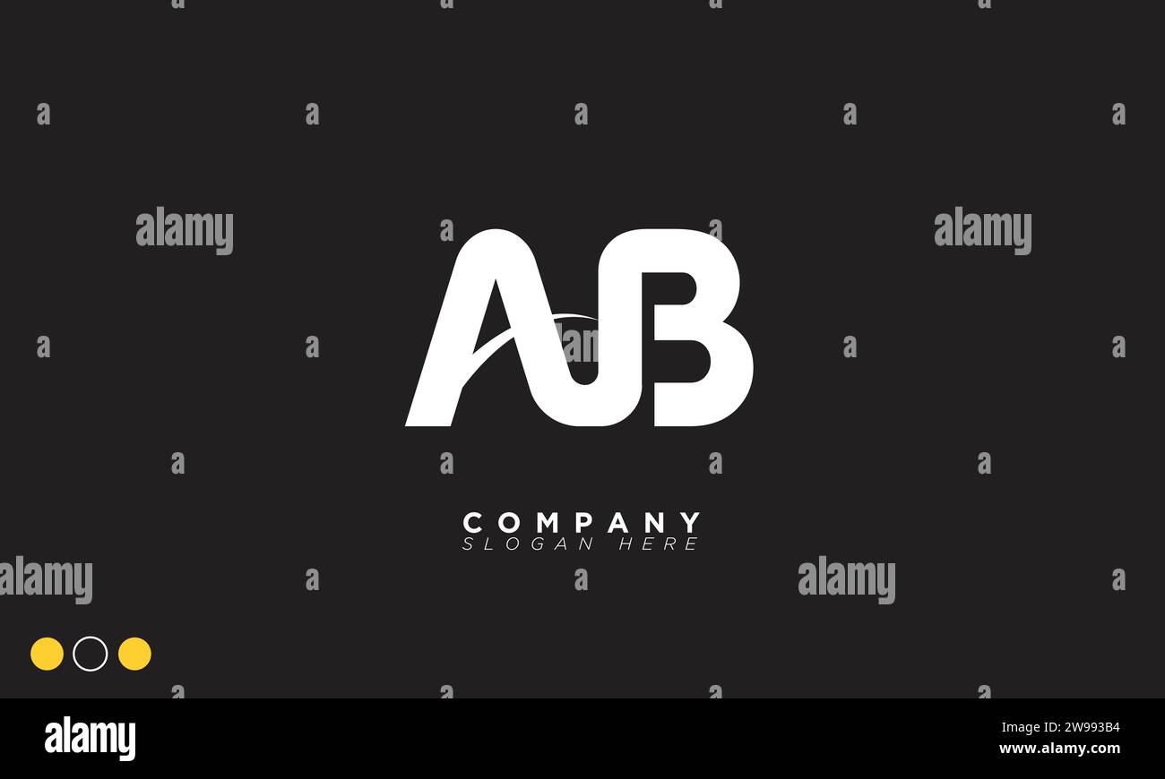 AB Alphabet letters Initials Monogram logo Stock Vector Image & Art - Alamy