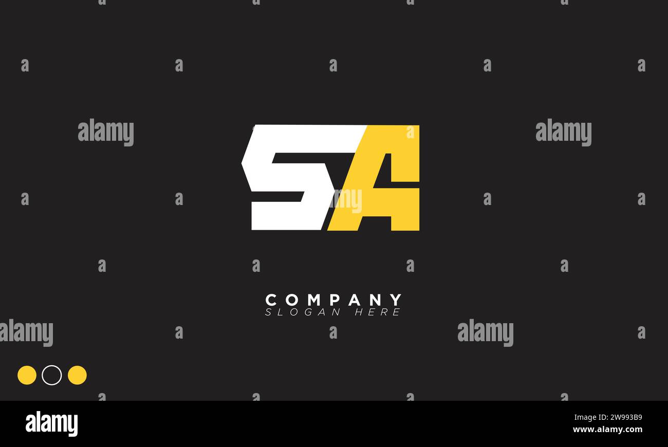 SA Alphabet letters Initials Monogram logo Stock Vector Image & Art - Alamy