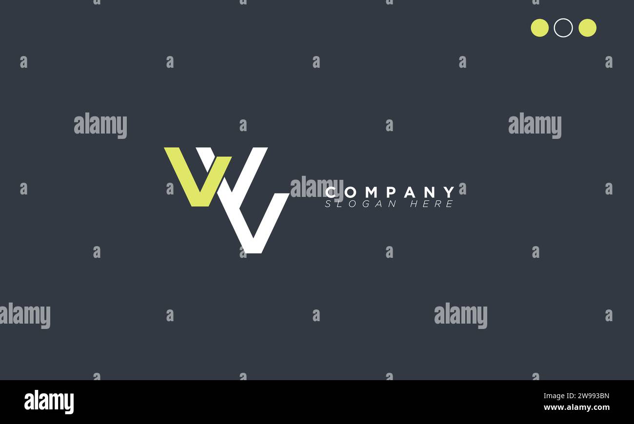 WV Alphabet letters Initials Monogram logo Stock Vector Image & Art - Alamy