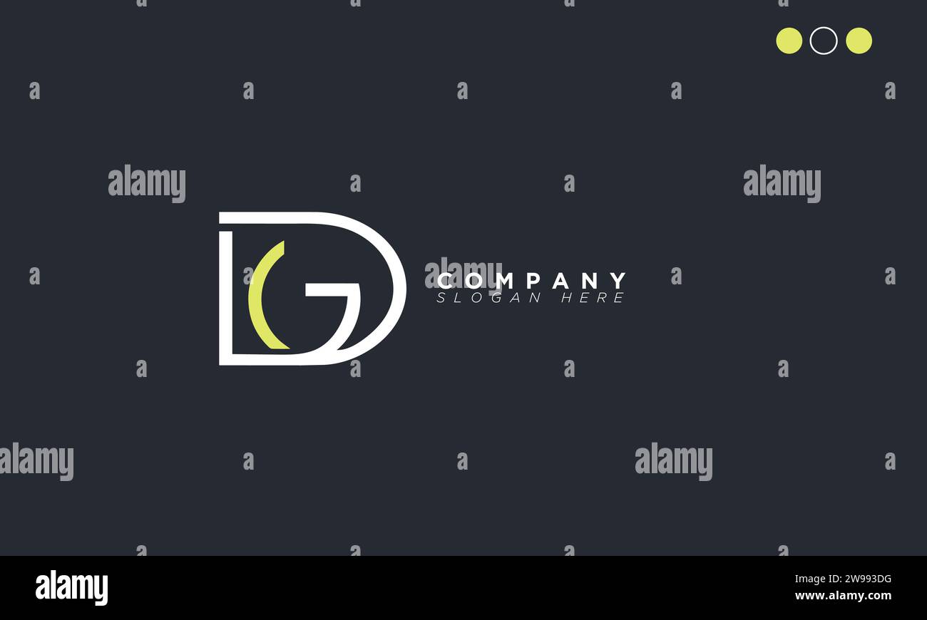 GD Alphabet letters Initials Monogram logo Stock Vector Image & Art - Alamy