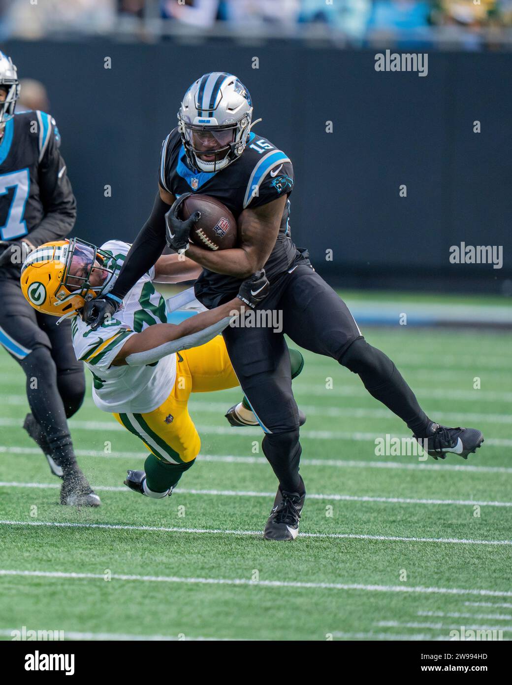 Green Bay Packers safety Anthony Johnson Jr. (36) tackles Carolina ...