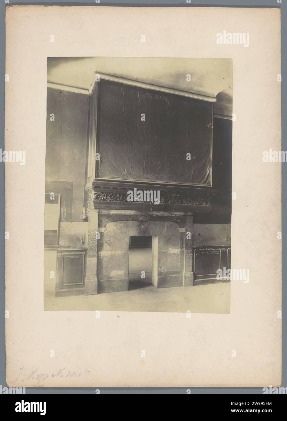 Chimney in prison at the Prinsegracht in The Hague, c. 1900 - in Or ...