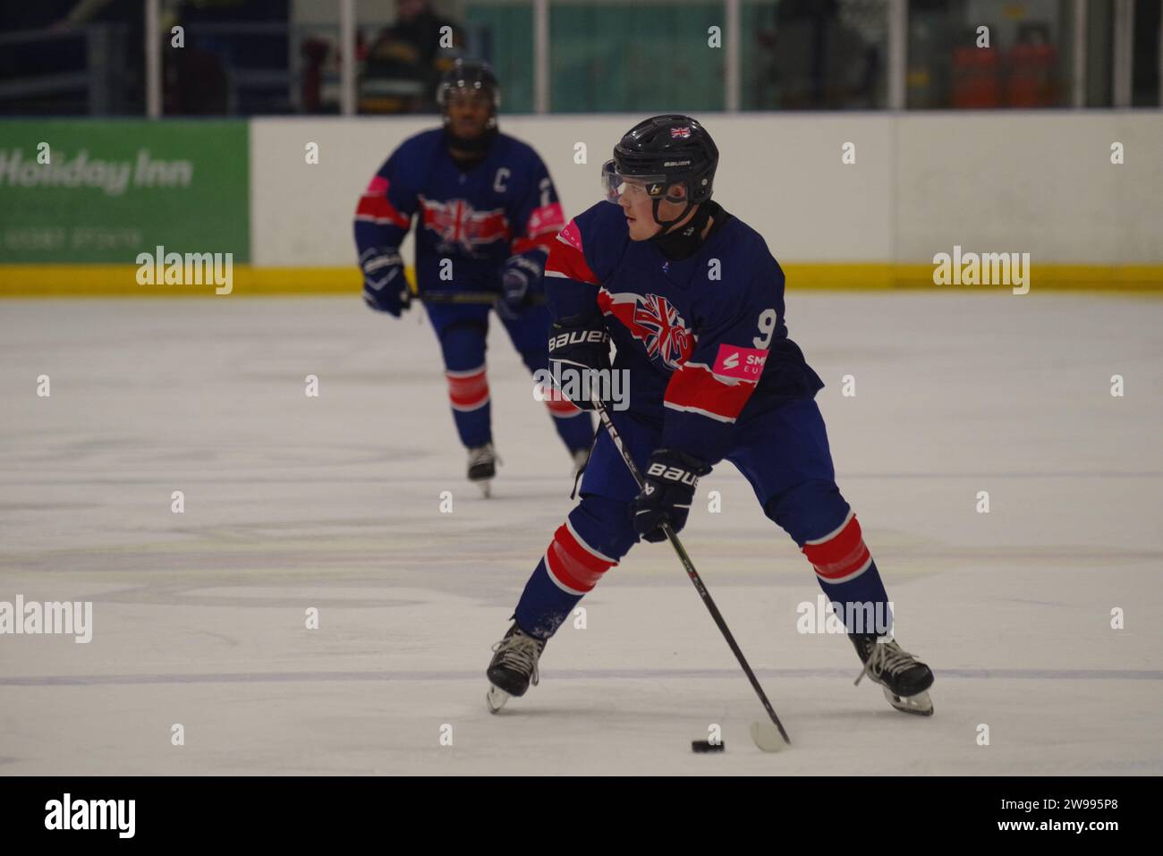 Dumfries, 14 December 2023. Carter-Kai Hamill playing for Great Britain ...