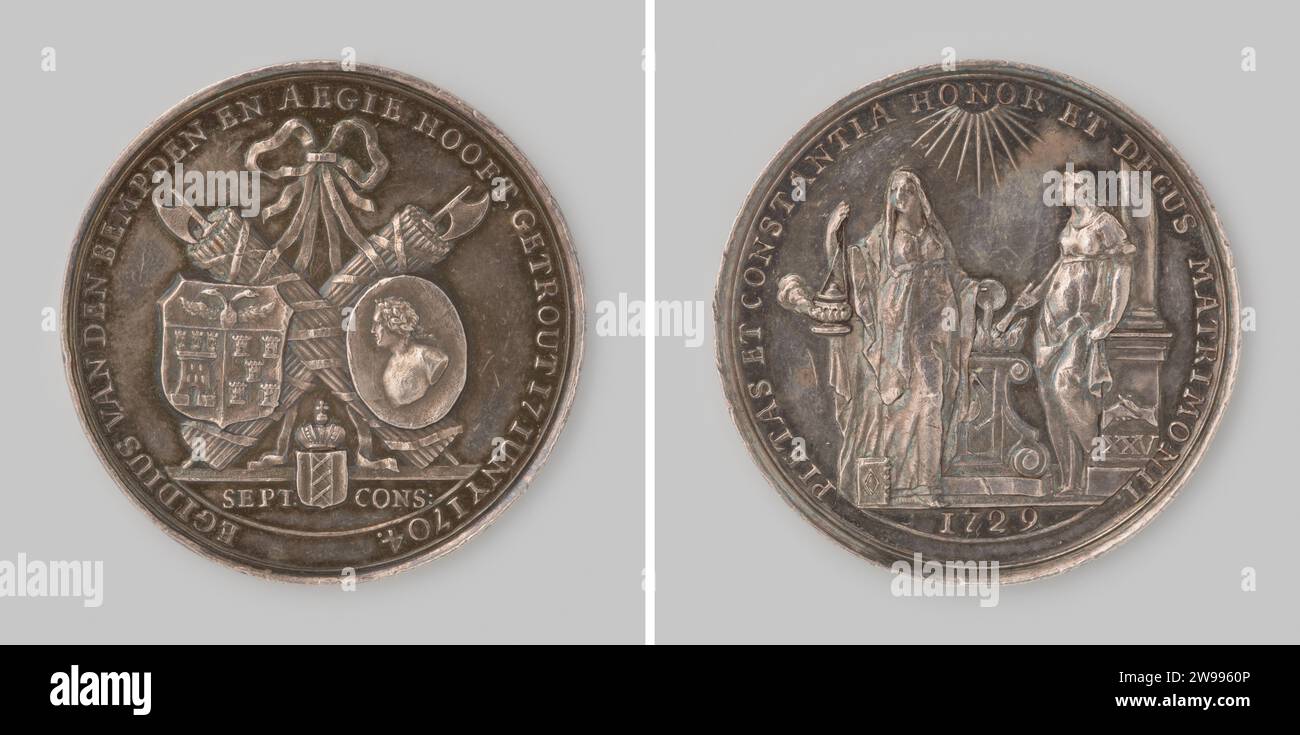 Twenty -five -year marriage of Egidius van den Bempden, mayor of ...