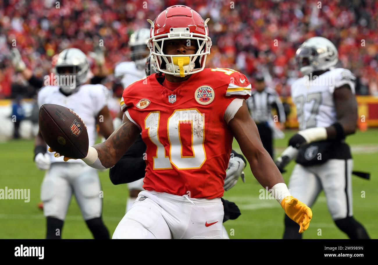 Kansas City, United States. 25th Dec, 2023. Kansas City Chiefs running ...