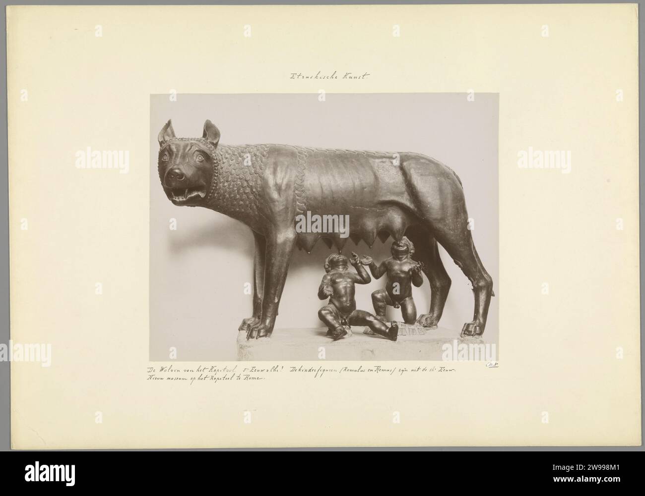 Image of the Capitoline Wolvin with Romulus and Remus, c. 1875 - c ...