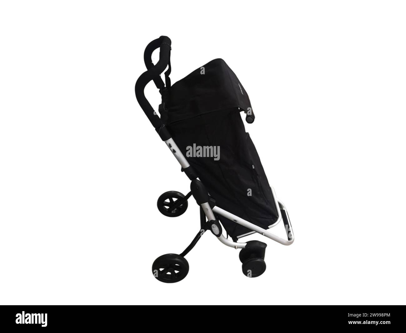 An image of a baby stroller against a plain white background Stock ...