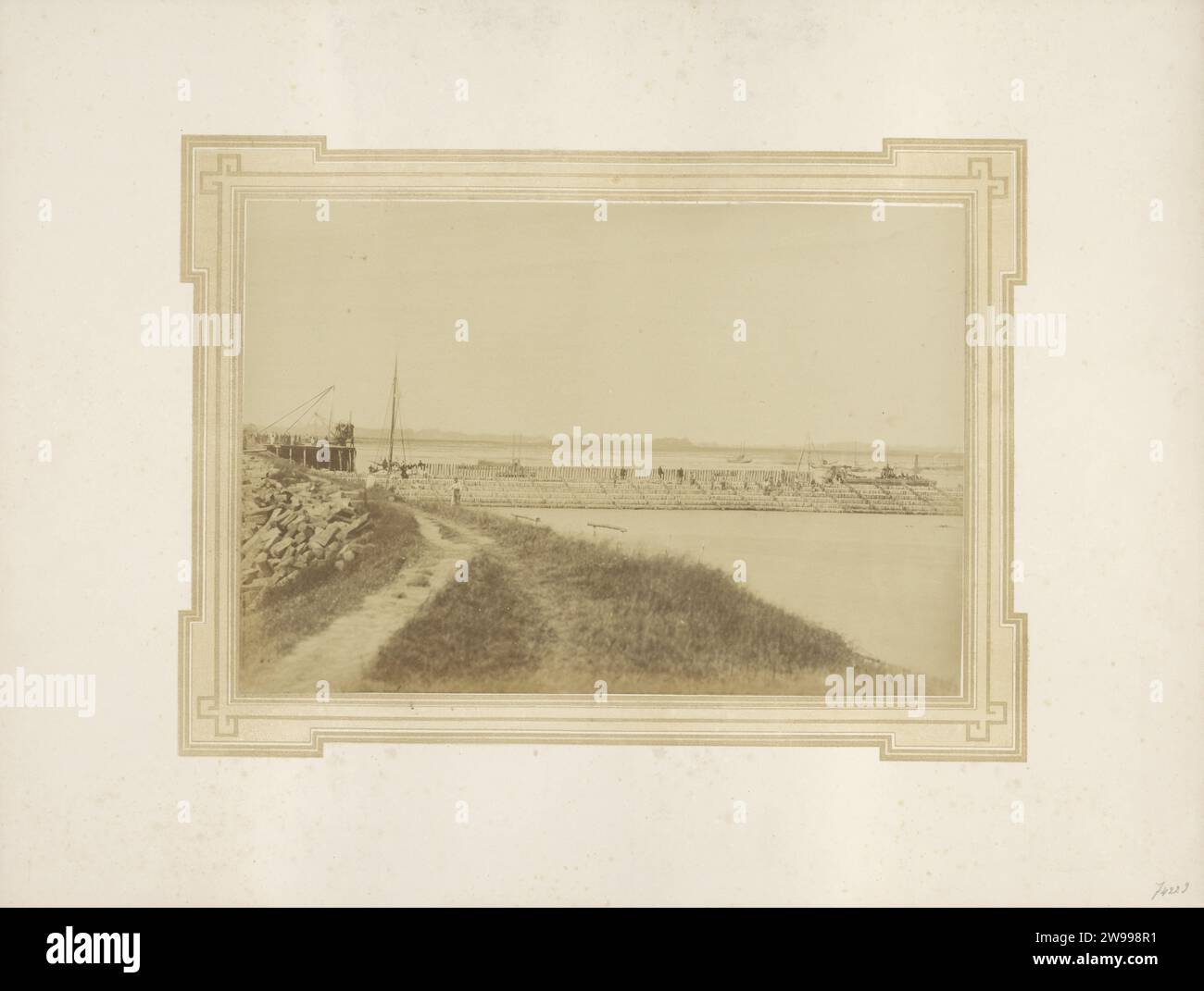 Oosthavendam to Vlissings to Vlissingen, A.L. Preuninger, 1869 ...