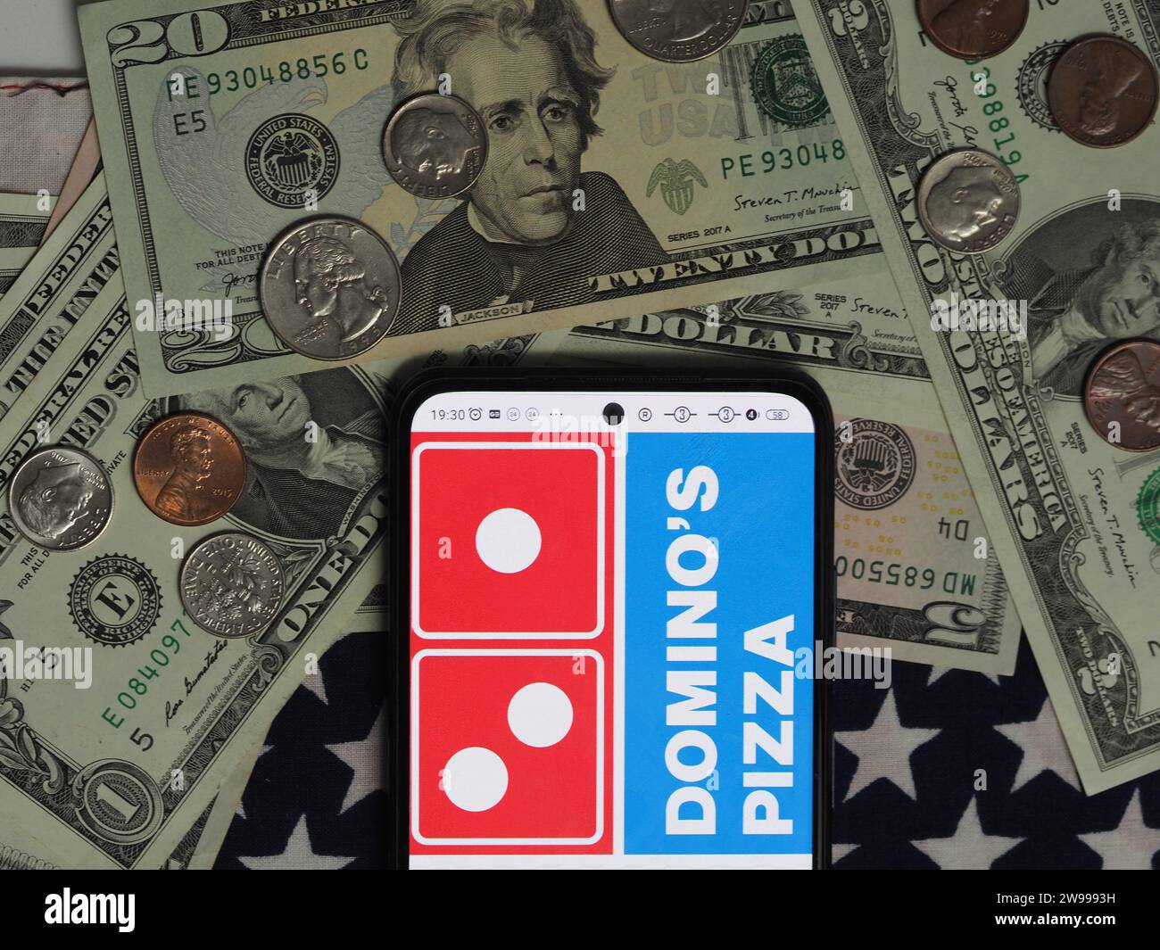 Dominos pizza logo hi-res stock photography and images - Alamy