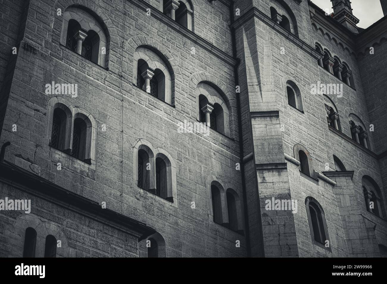 A Bavarian-style building in the gorgeous Alpine region of Germany, in ...
