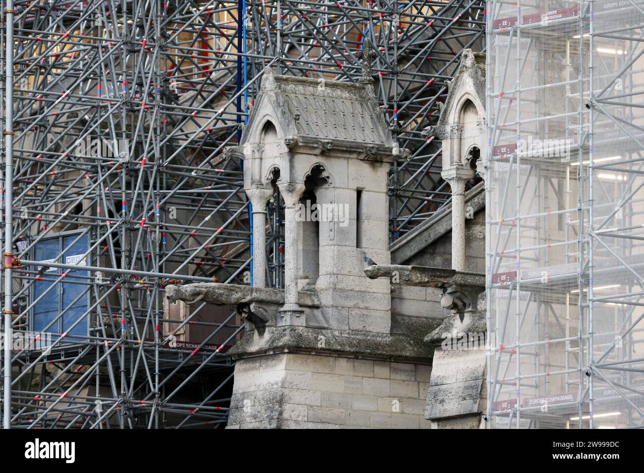 This photograph, taken in Paris, France, on December 25, 2023, is ...