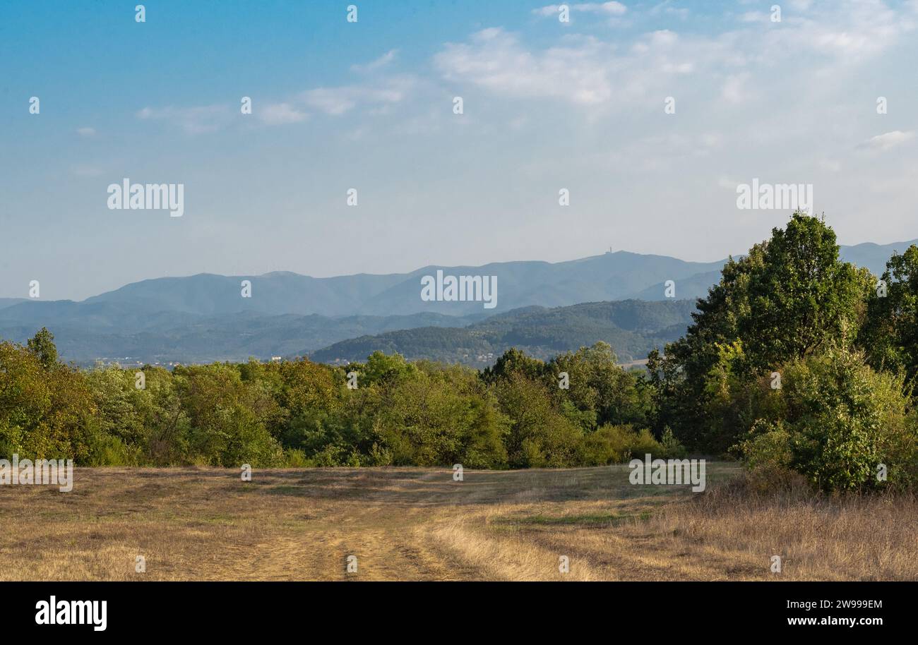 A breathtaking landscape of the Balkan Mountains in Gabrovo, Bulgaria ...