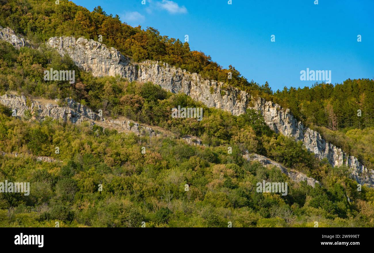 A breathtaking landscape of the Balkan Mountains in Gabrovo, Bulgaria ...