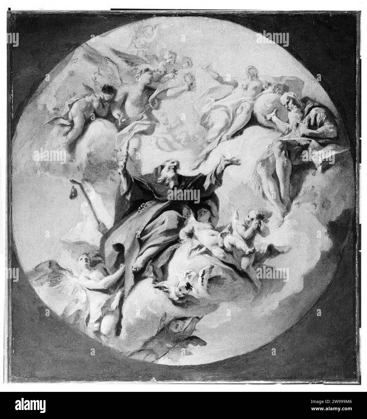 The glorification of saint anthony abbot hi-res stock photography and ...