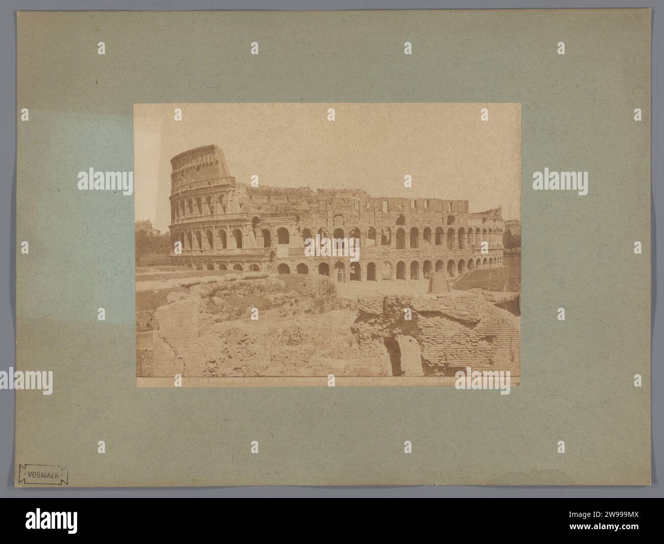 Colosseum in Rome, Italy, Anonymous, 1851 - 1900 photograph Rome ...