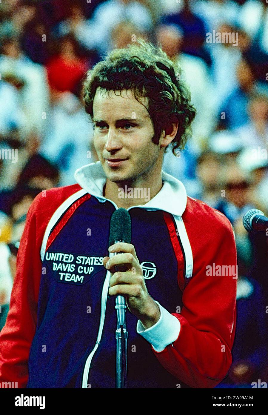 John McEnroe (USA) winner of the Men's Singles Grand Slam title at the ...
