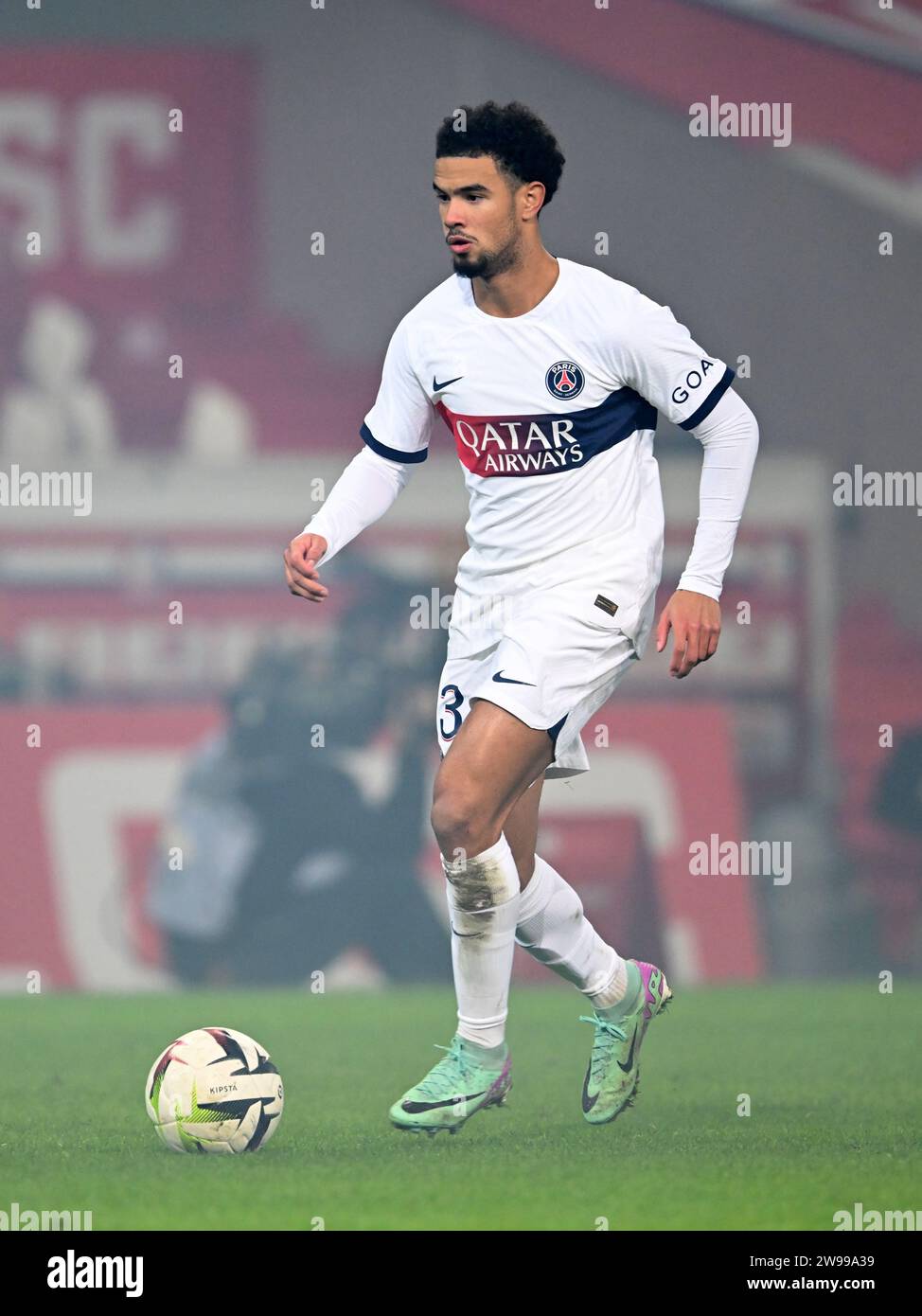 LILLE - Warren Zaire Emery of Paris Saint-Germain during the French ...