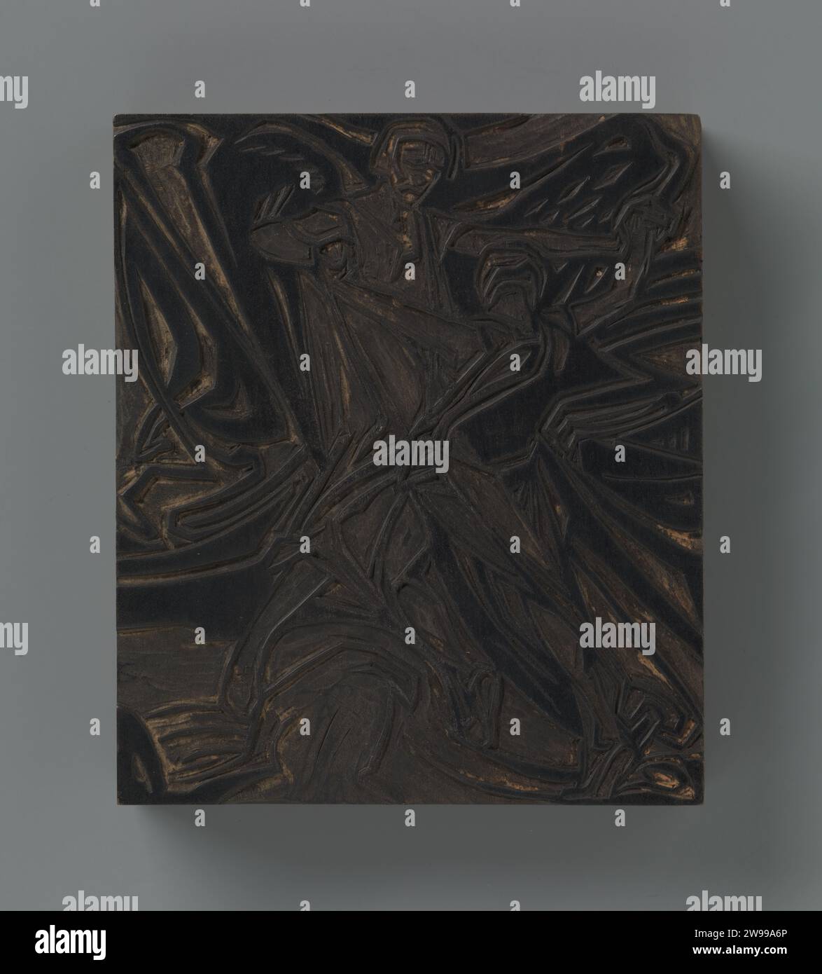 Two fighting figures, 1881 - 1934 wood (plant material Stock Photo - Alamy