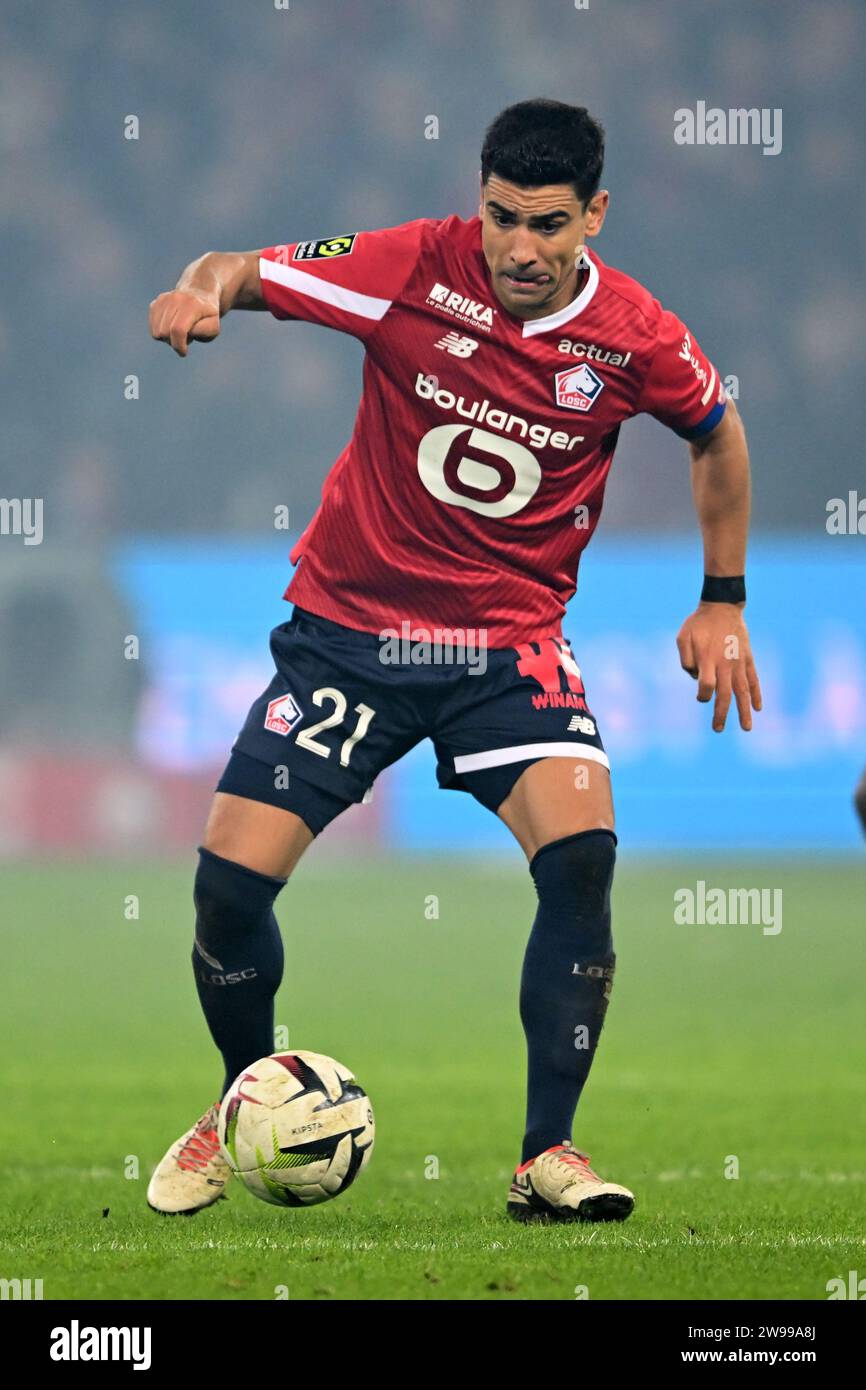 LILLE - Benjamin Andre of Lille OSC during the French Ligue 1 match ...