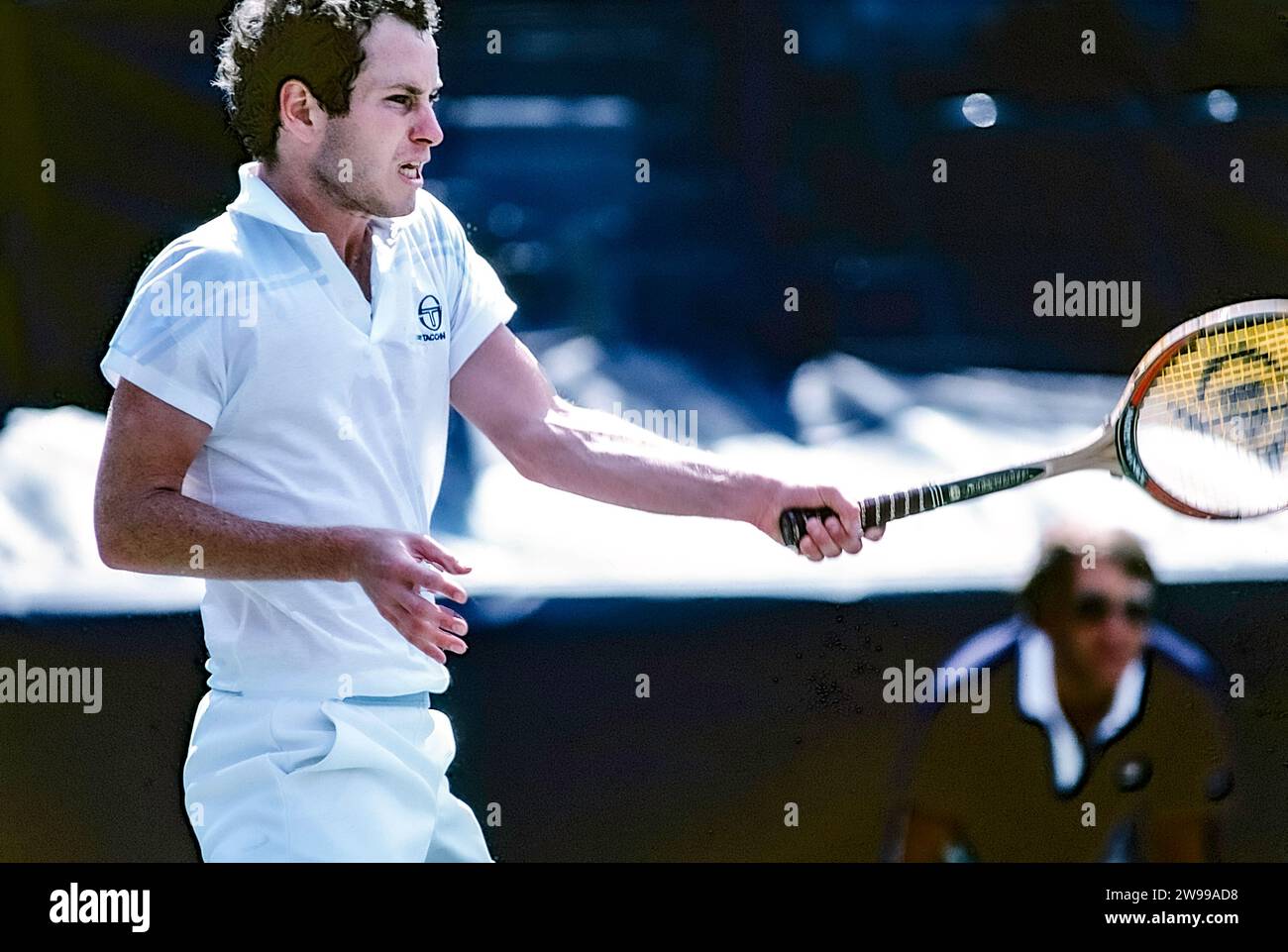 John McEnroe (USA) competing at the 1982 US Open Tennis Stock Photo - Alamy