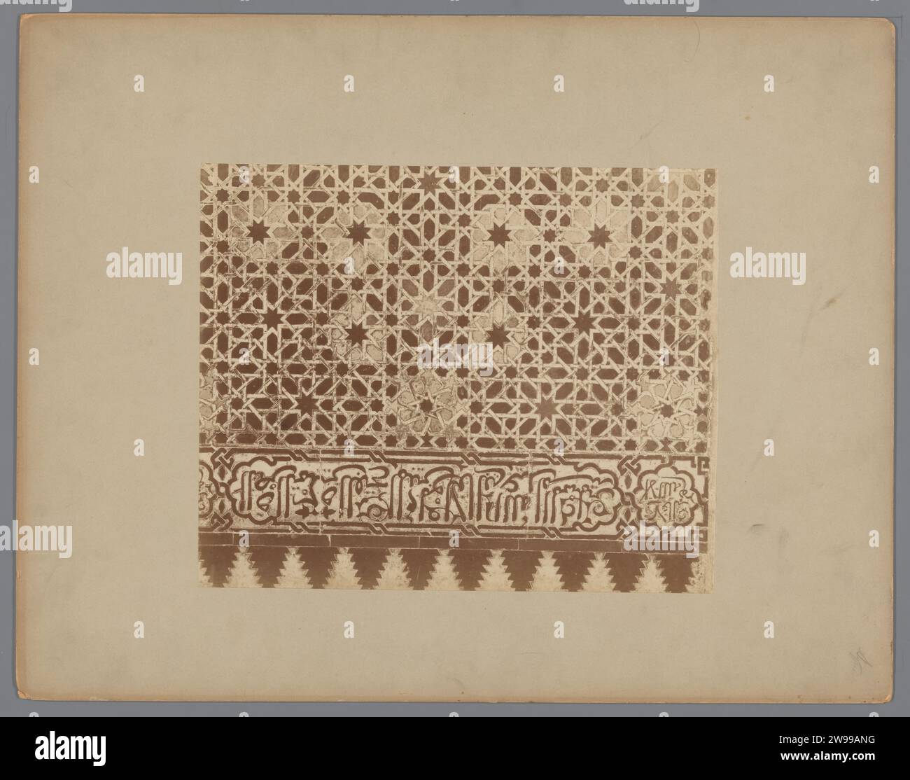 Mosaic from Faience, c. 1875 - c. 1900 photograph cardboard ...