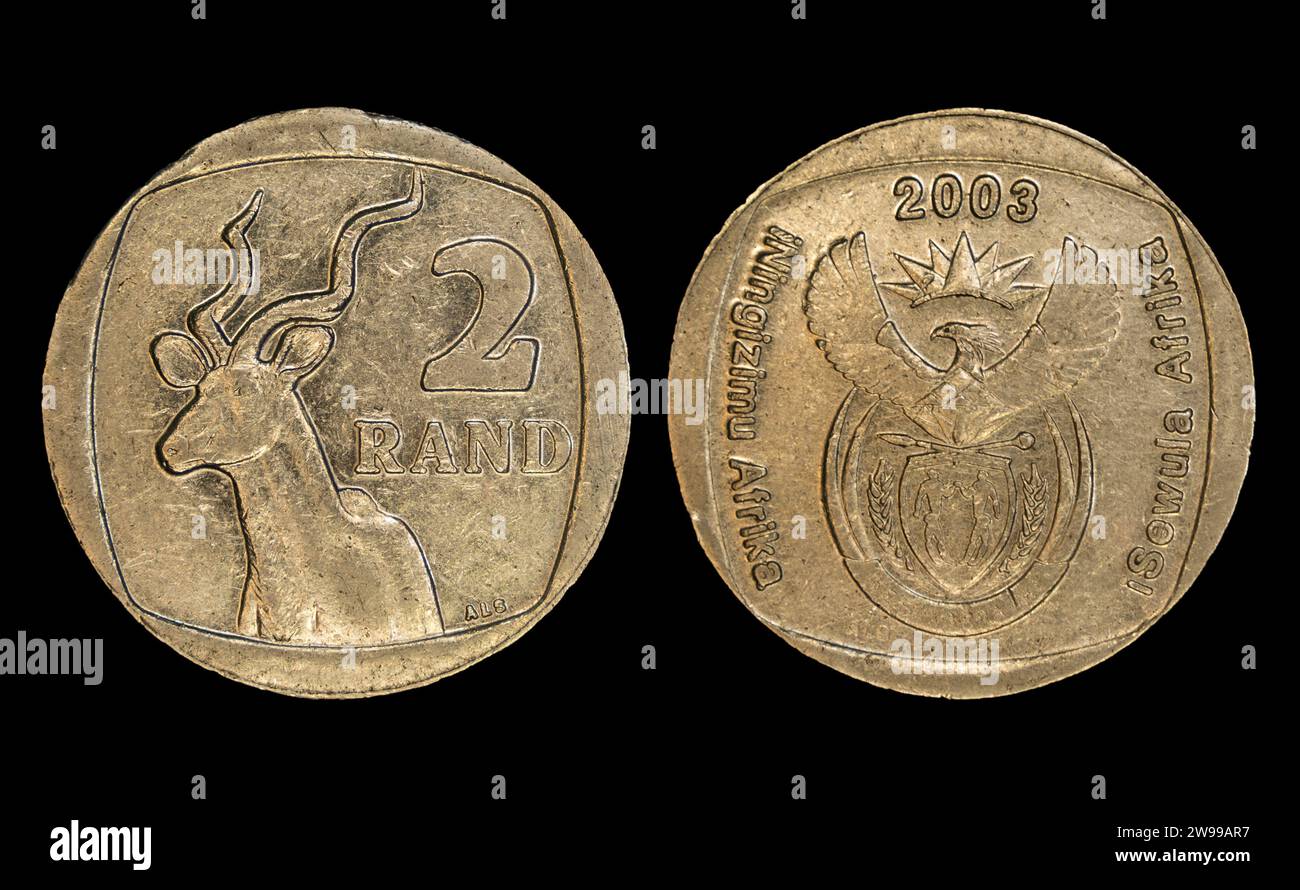 South african currency coins hi-res stock photography and images - Alamy
