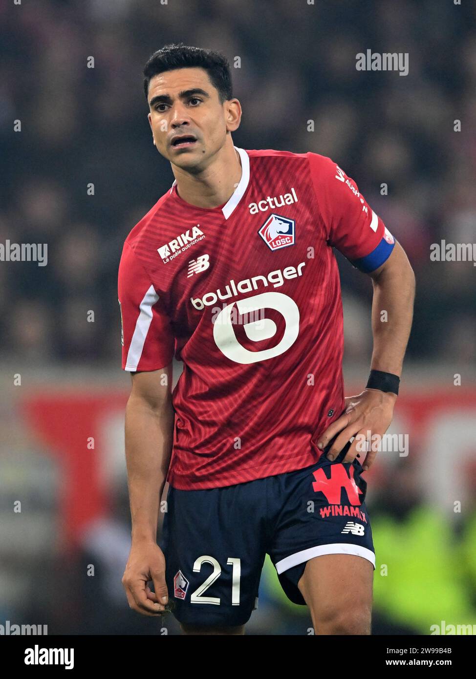LILLE - Benjamin Andre of Lille OSC during the French Ligue 1 match ...