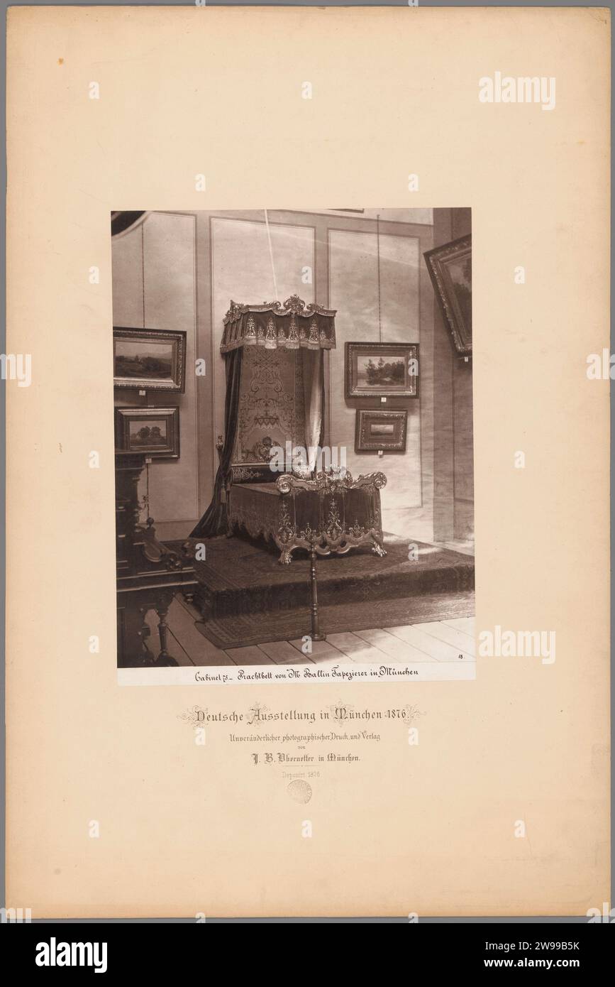 Setup of a pomp in the Bayerisches National Museum in Munich, 1876 photograph Bavarian National ...