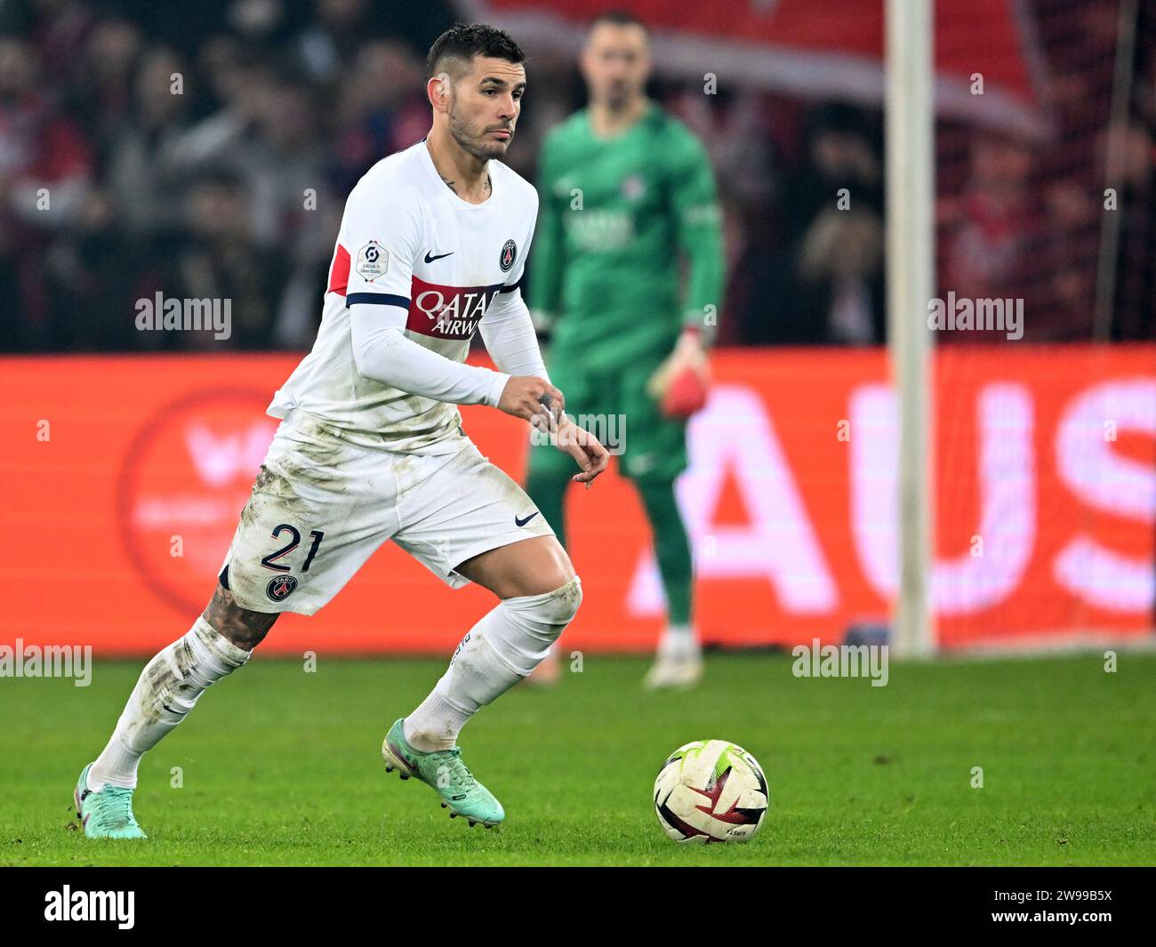 LILLE - Lucas Hernandez of Paris Saint-Germain during the French Ligue ...