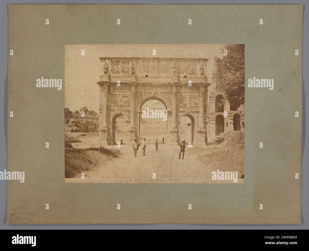 Triumph arch of Constantijn in Rome, Italy, Anonymous, 1851 - 1900 ...