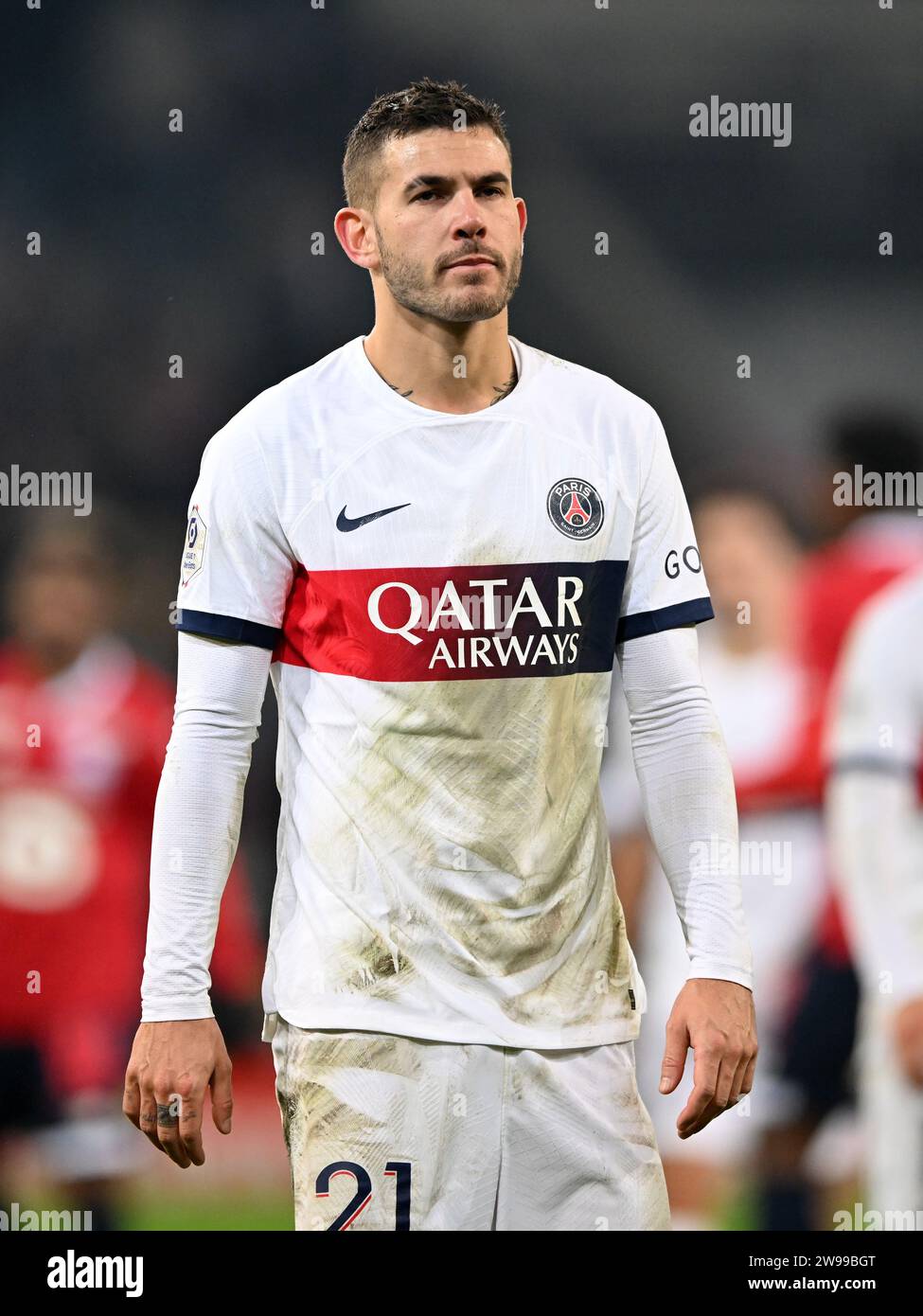 LILLE - Lucas Hernandez of Paris Saint-Germain during the French Ligue ...