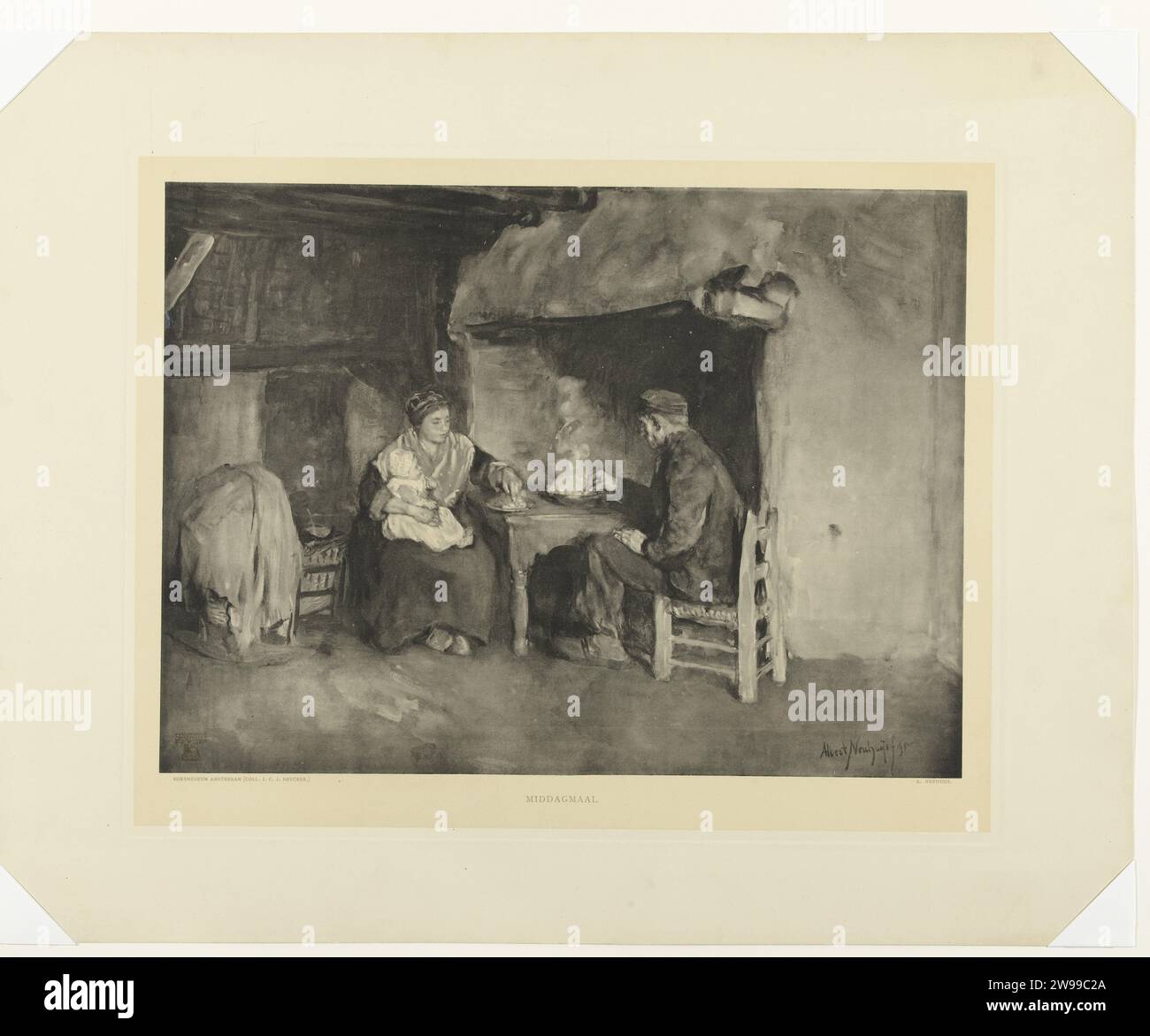 Lunch, steam stone printing company Senefelder, 1903 - 1920 photograph ...