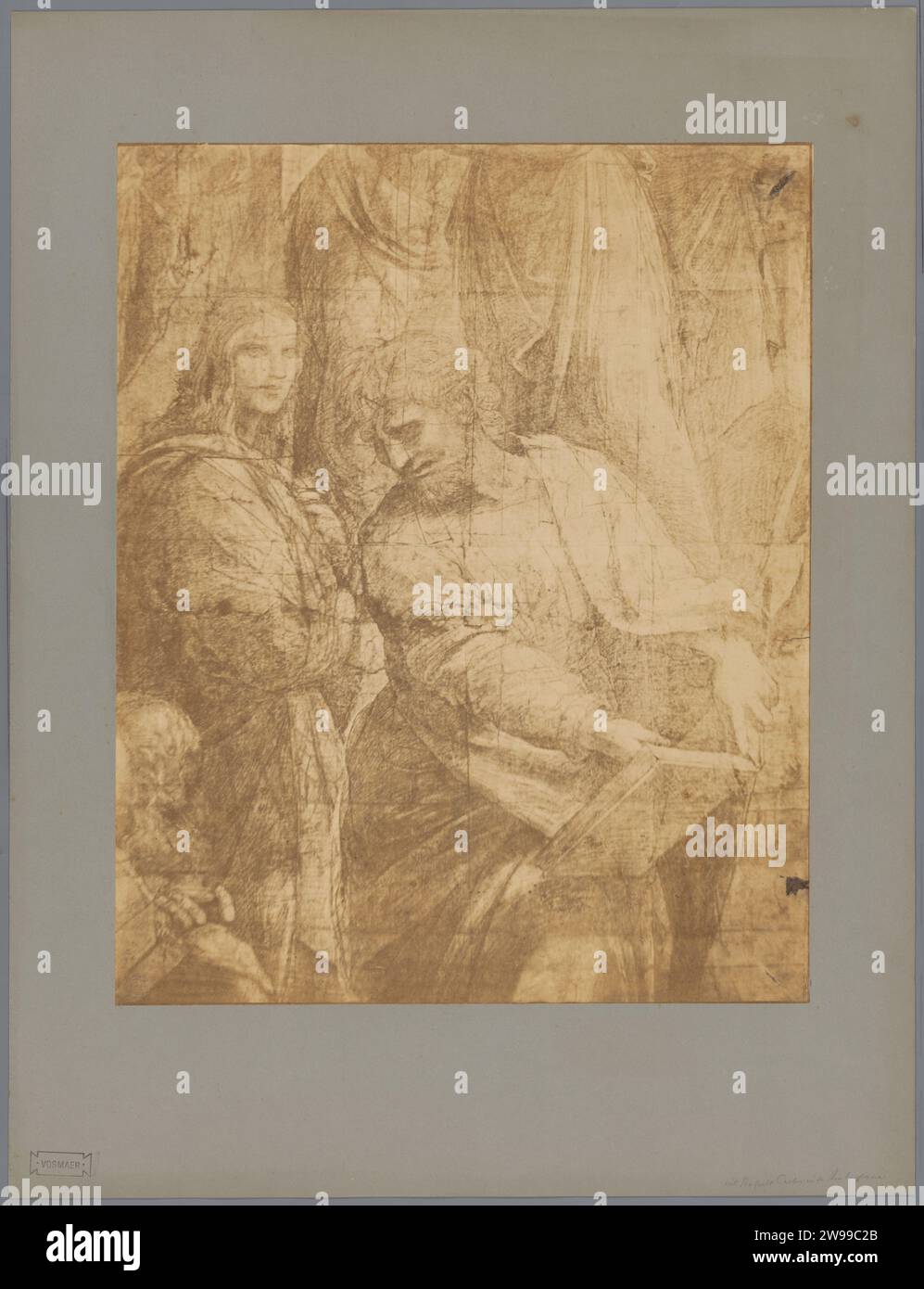 Photo production of drawing/cardboard for the school of Athens ...