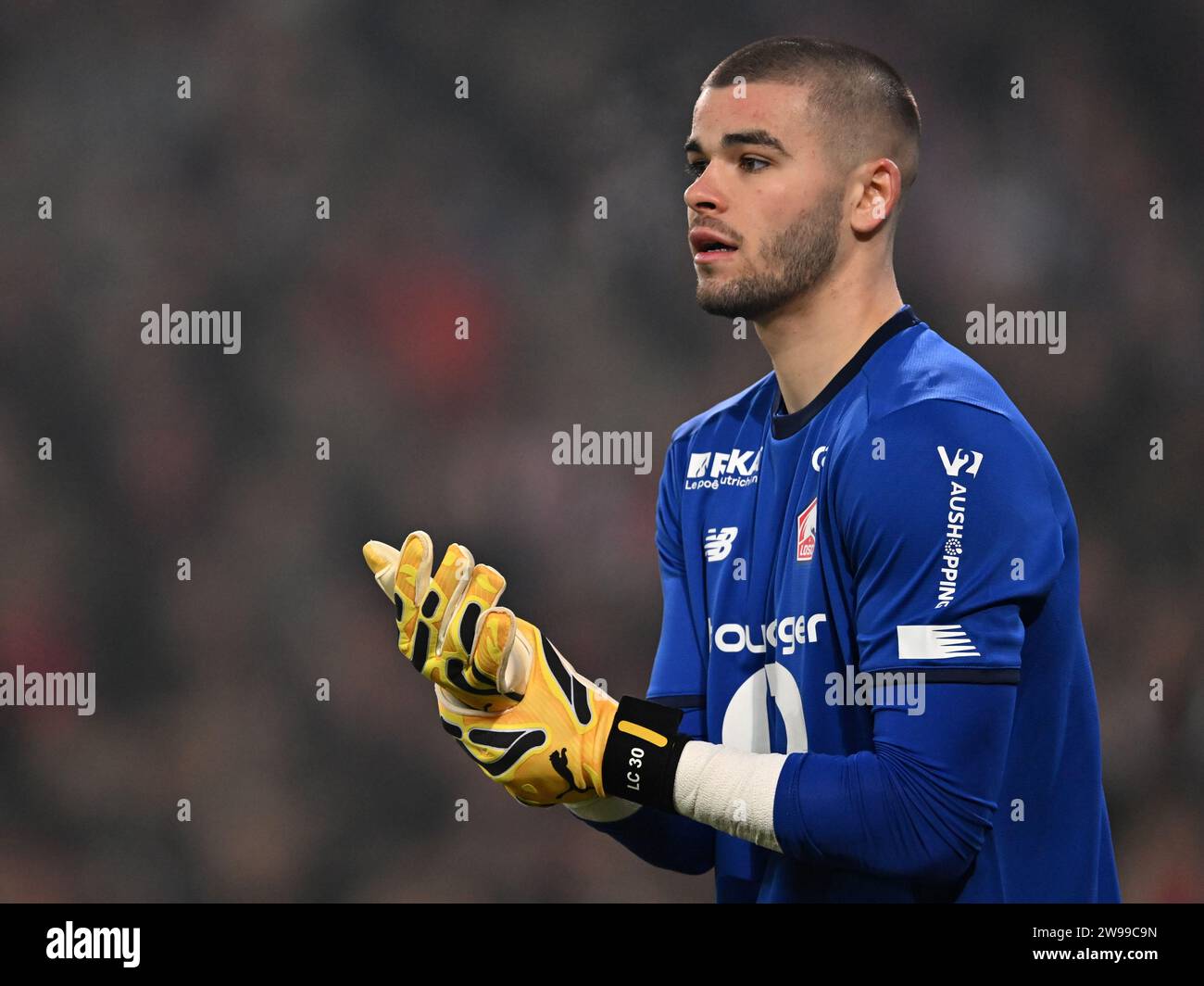 LILLE - Lille OSC goalkeeper Lucas Chevalier during the French Ligue 1 ...