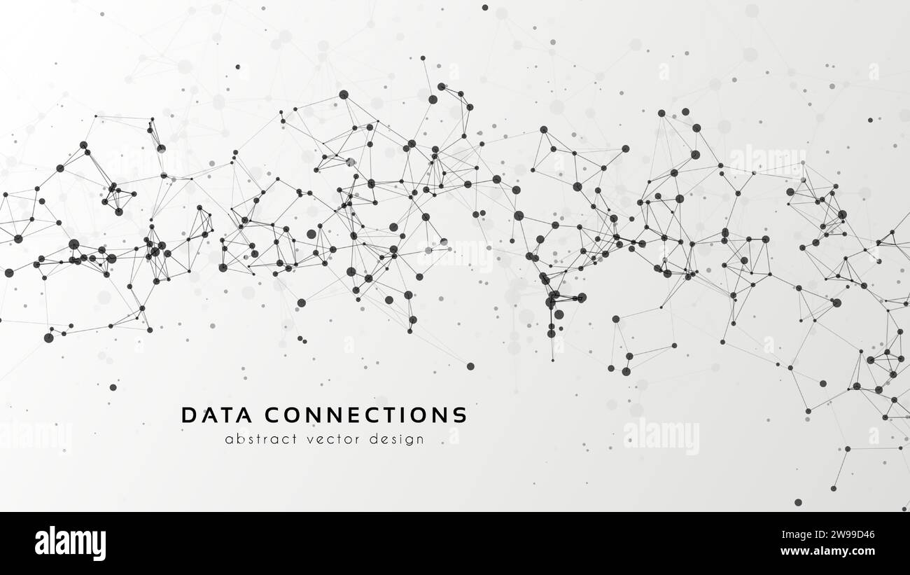 Abstract mesh vector background. Futuristic technology style card ...