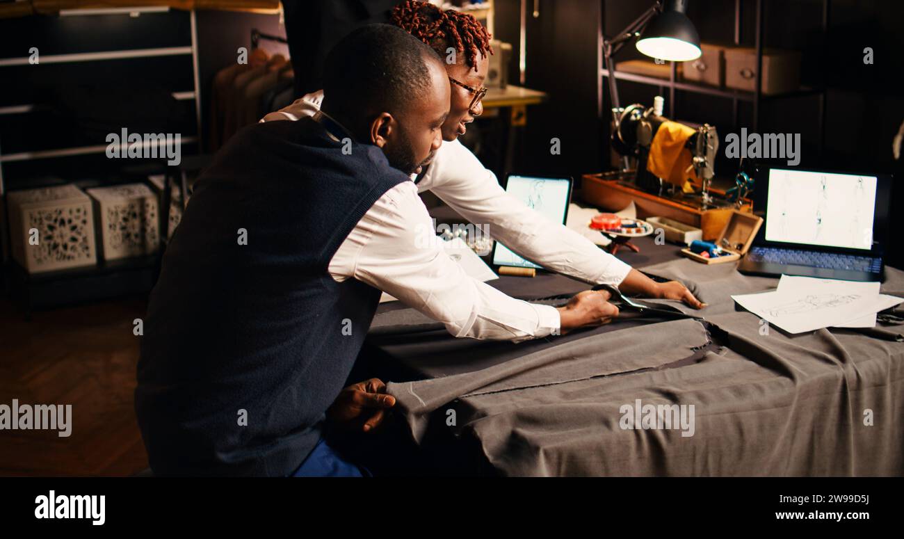 Professional tailors tools cutting hi-res stock photography and images ...