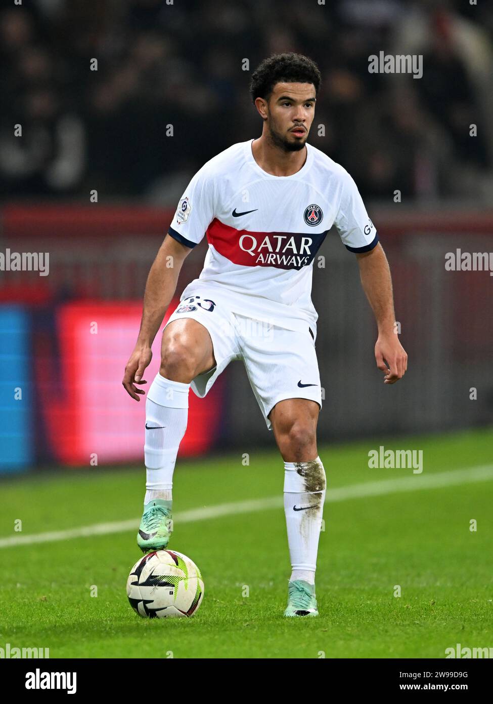 LILLE - Warren Zaire Emery of Paris Saint-Germain during the French ...