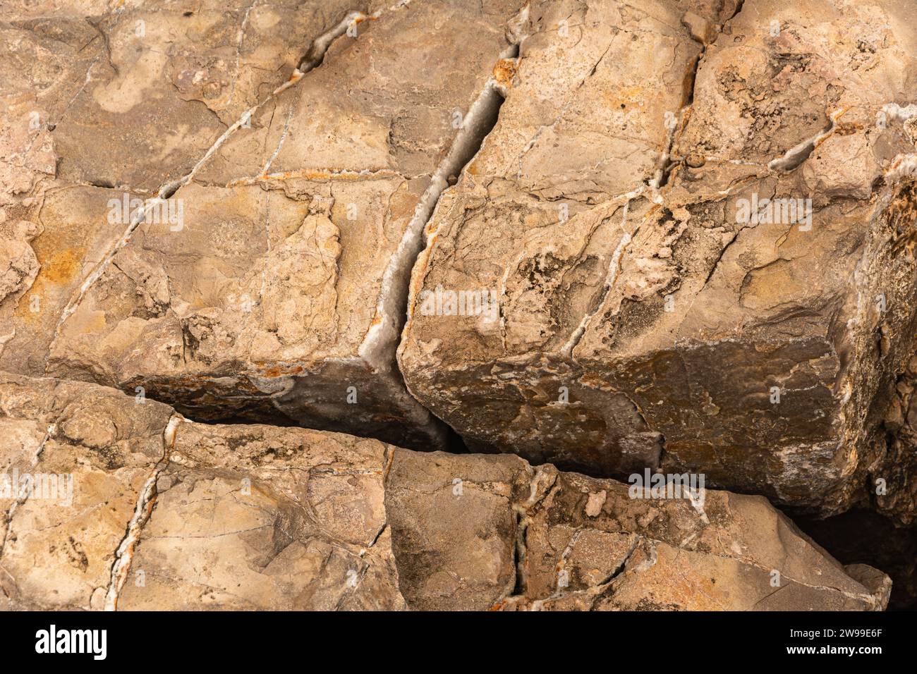 Textured rock surface produced by water and wind erosion Stock Photo ...