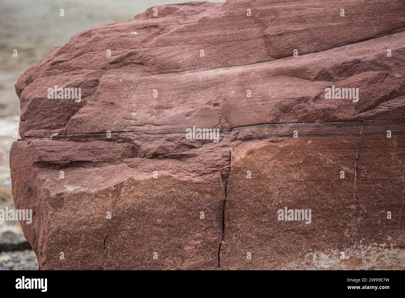 Textured rock surface produced by water and wind erosion Stock Photo ...